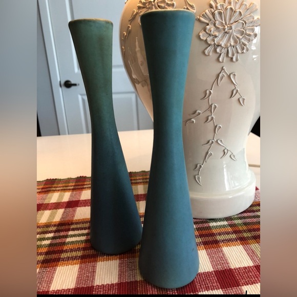 VAN BRIGGLE | Accents | Vintage Set Of Van Briggle Pottery Bud Vases ...